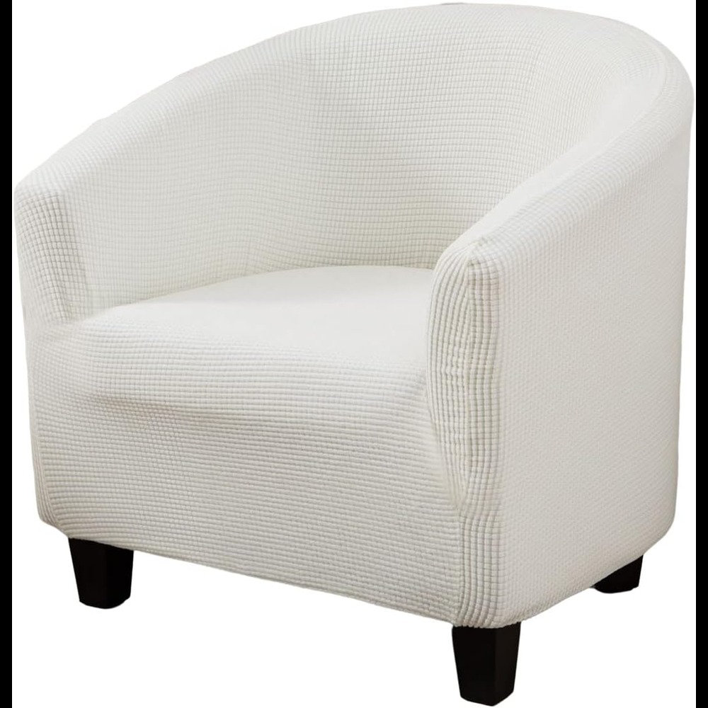 One Allium Way® Club Chair Slipcover Tub Chair Cover Stretch Armchair ...