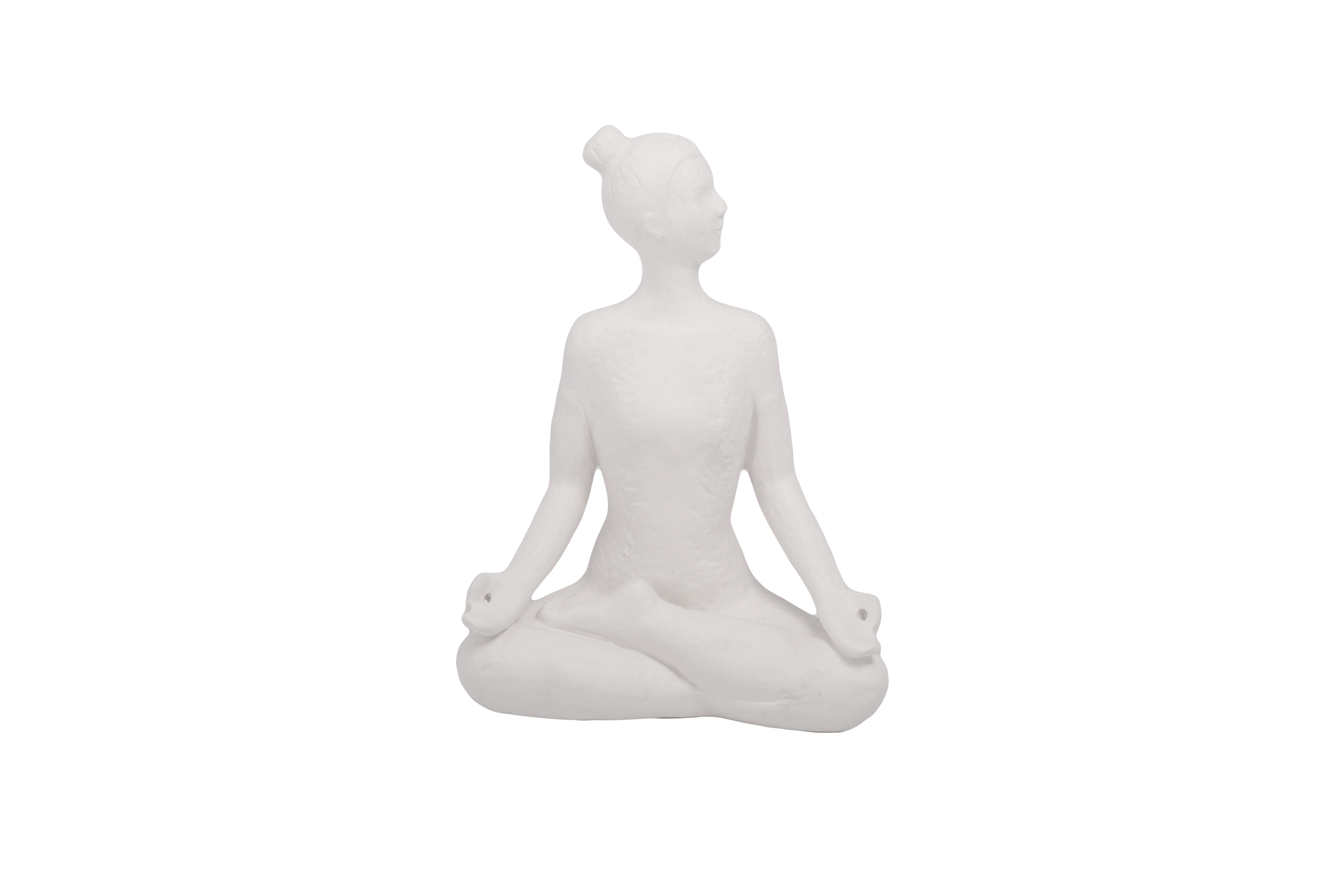 Wrought Studio™ Ceramic Lady Figure White | Wayfair