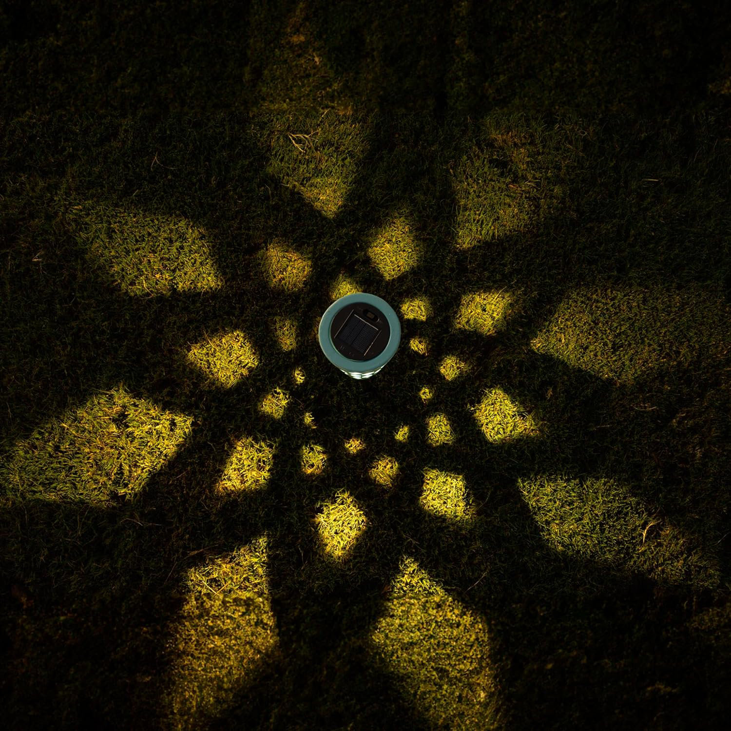 Crosslight Green Low Voltage Solar Powered Integrated LED Metal Pathway ...