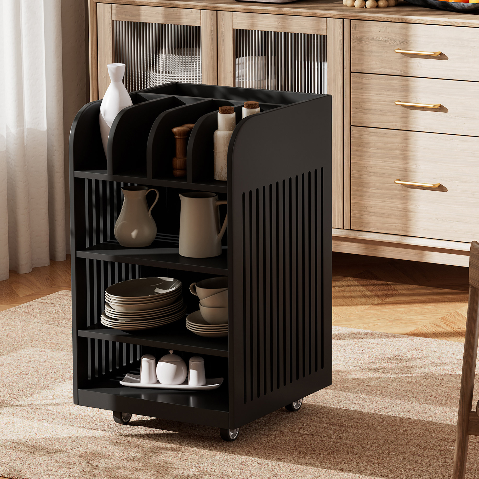 Ebern Designs Gabouray 4 Tier Kitchen Island Cart - Wayfair Canada