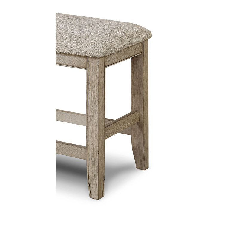 August Grove® Farmhouse Style Counter Height Bench | Wayfair