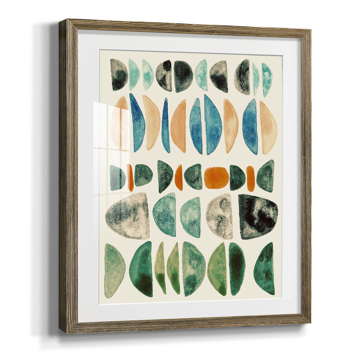 Wrought Studio™ Semi Stack II Framed Print | Wayfair