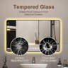 Latitude Run® Rounded Corners LED Defogging Wall Mirror With ...