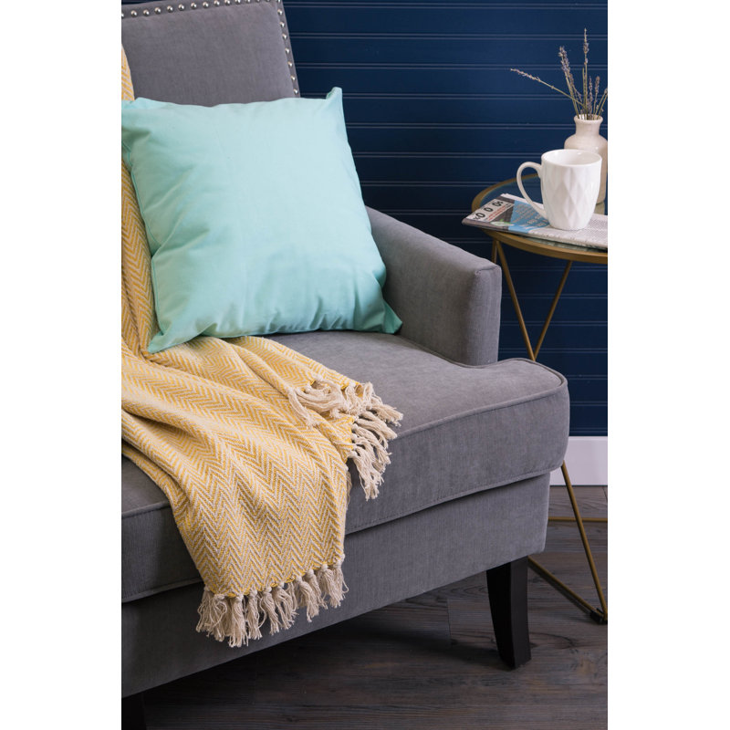 Design Imports 100% Cotton Throw & Reviews | Wayfair