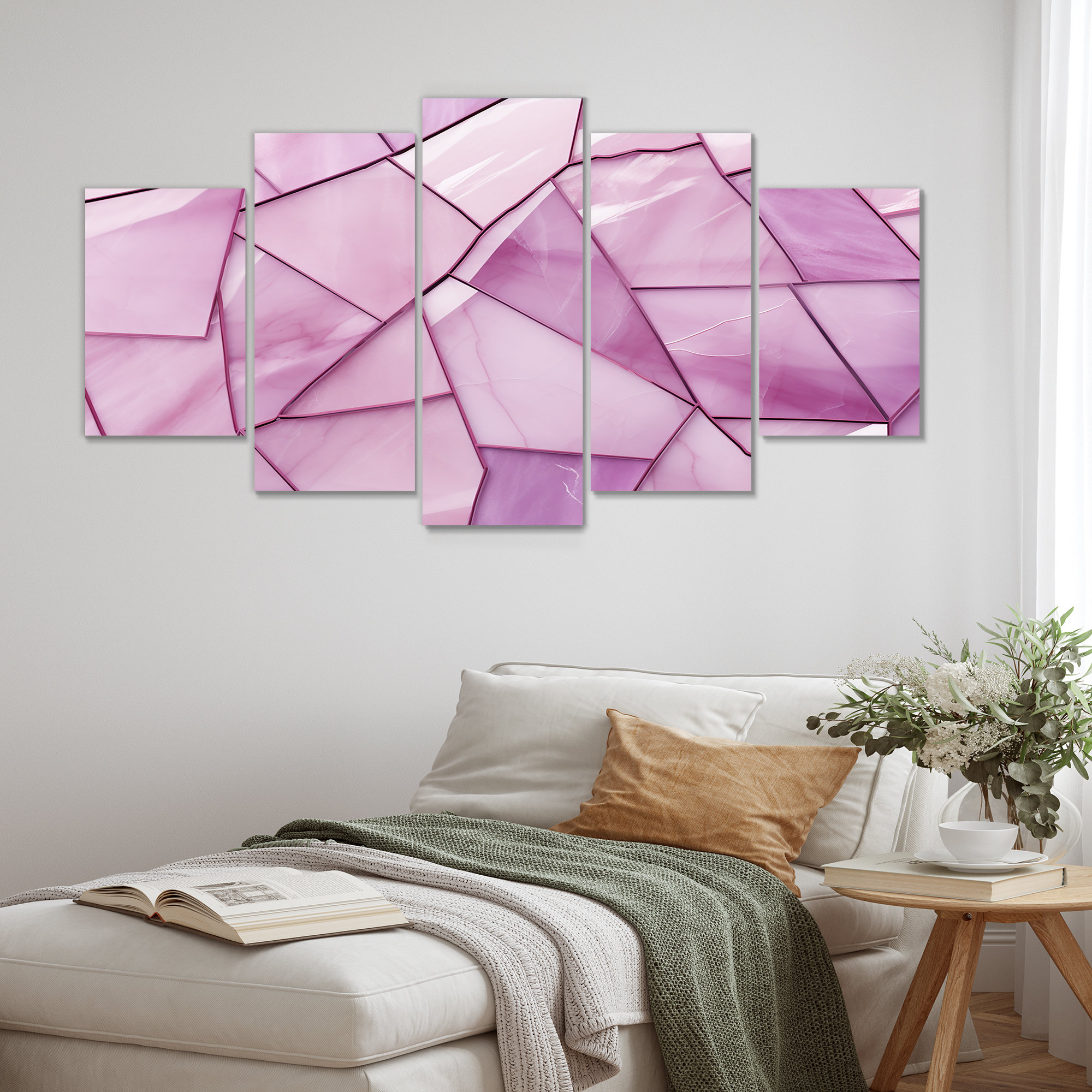 Ivy Bronx 'Pink Tranquil Surrender Collages - Abstract Collages ...