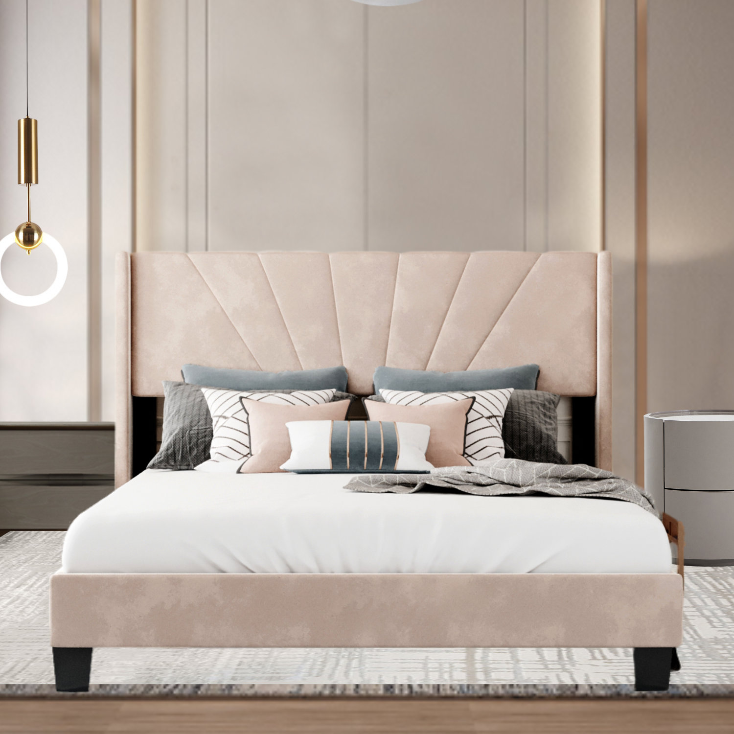 Latitude Run® Aseda Queen Panel Bed | Wayfair