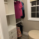 Dotted Line™ Liz 36'' - 60'' Closet System (Can Be Cut To Fit ...