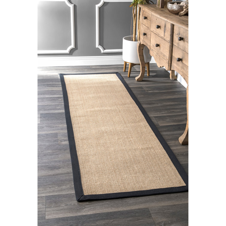 Beachcrest Home Teddy Beige/Black Area Rug & Reviews | Wayfair