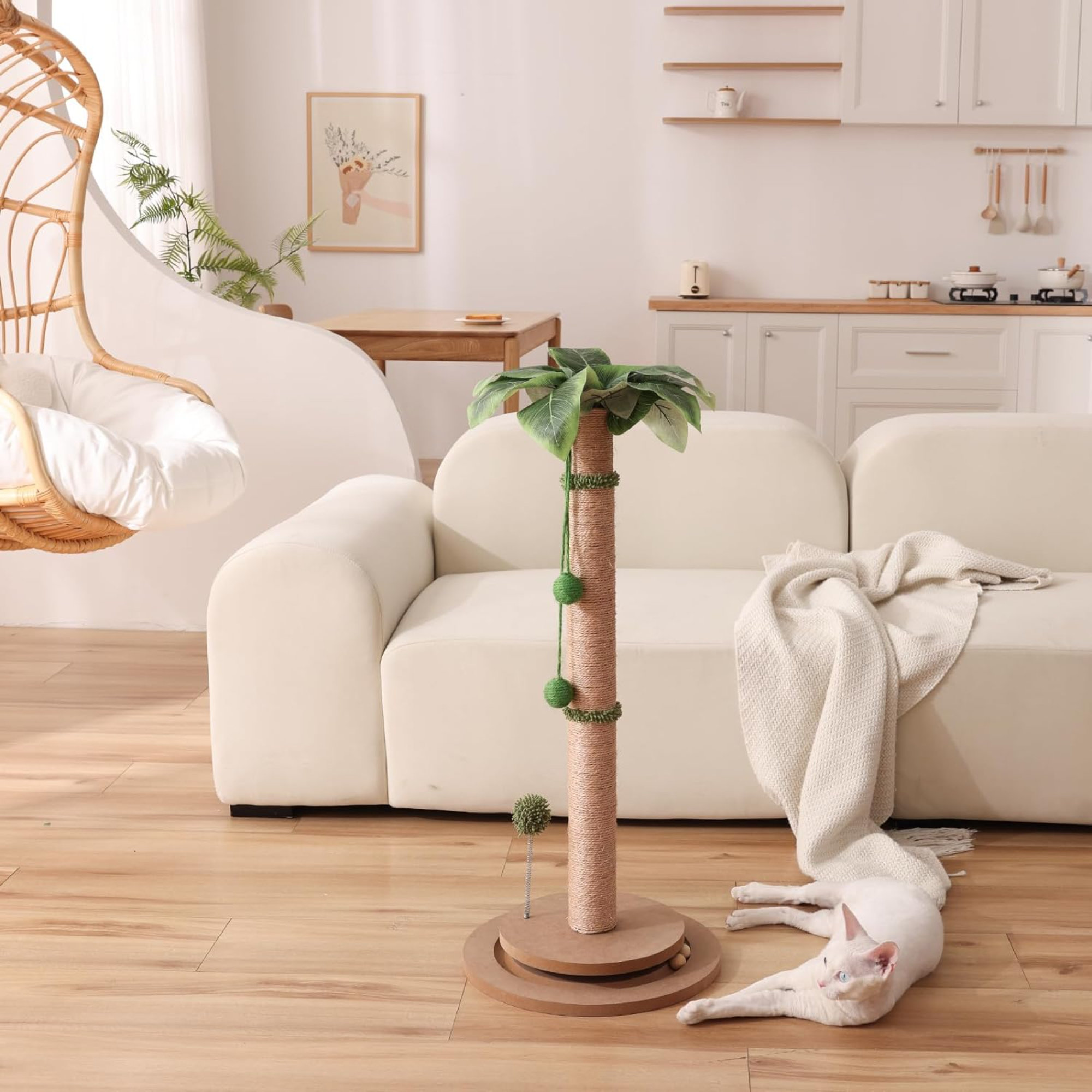 Archie & Oscar™ Scratching Posts For Indoor Cats Adults - 33.2" Tall ...