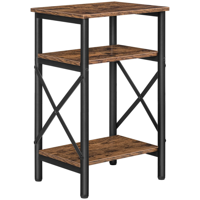 17 Stories 23'' Tall Small End Table with Storage Shelf & Reviews | Wayfair
