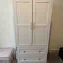 HOMEIBRO Chic Cove Shaker 2-Door Armoire With Drawers & Reviews | Wayfair