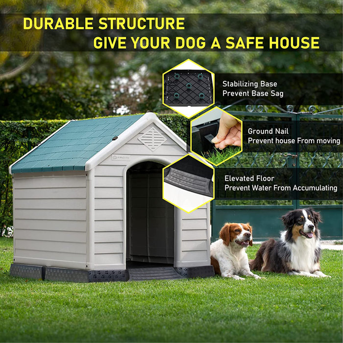 Tucker Murphy Pet™ Aunyae Plastic Portable Dog House & Reviews | Wayfair