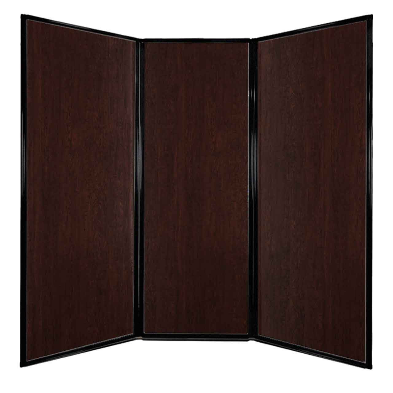 Versare 5'10" Tall Wood Grain Privacy Screen Folding Panel - Wayfair Canada