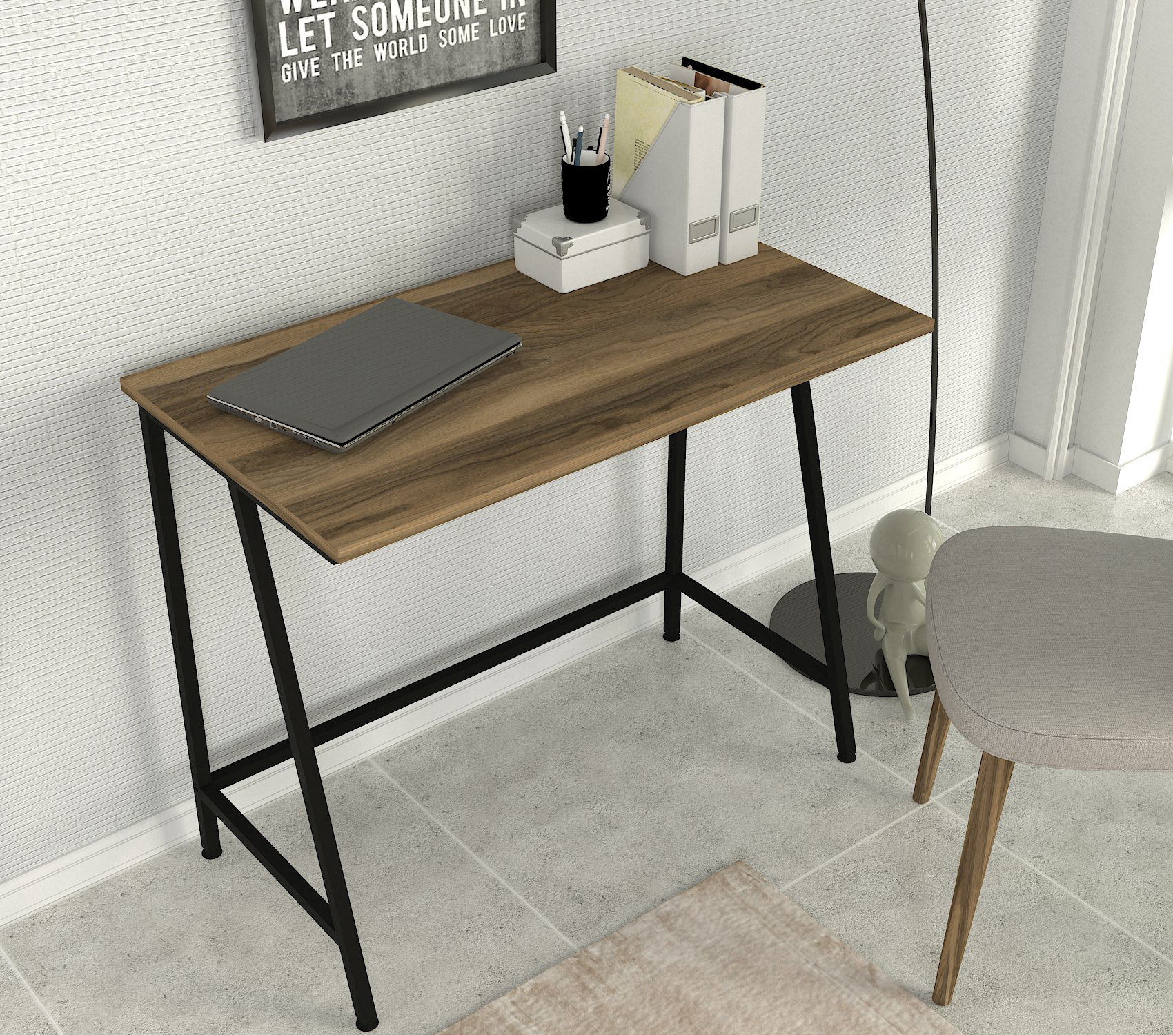 17 Stories Freedom Study Reversible Desk & Reviews | Wayfair