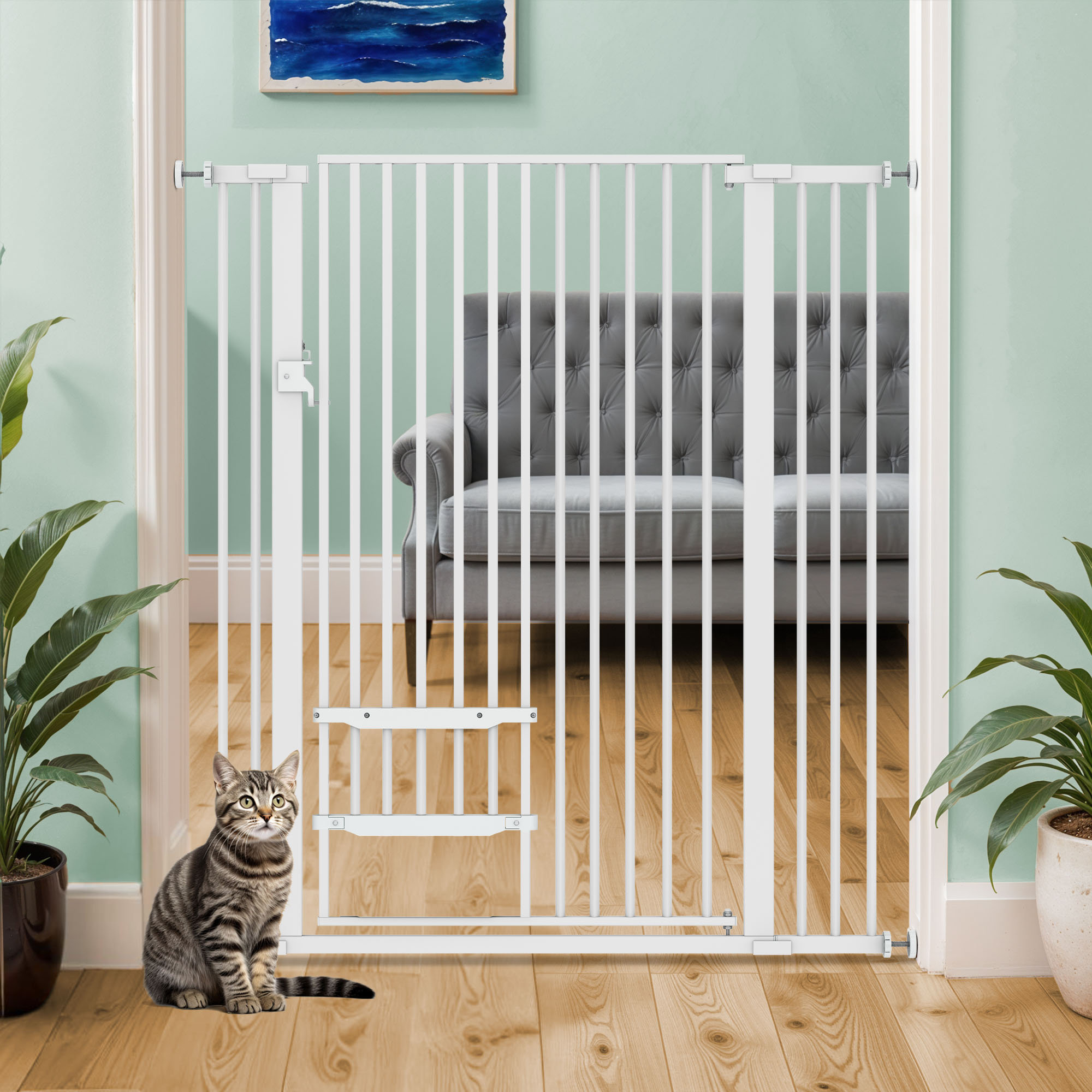 Tucker Murphy Pet™ Galloso Pressure Mounted Pet Gate, Pet Safety Gate ...