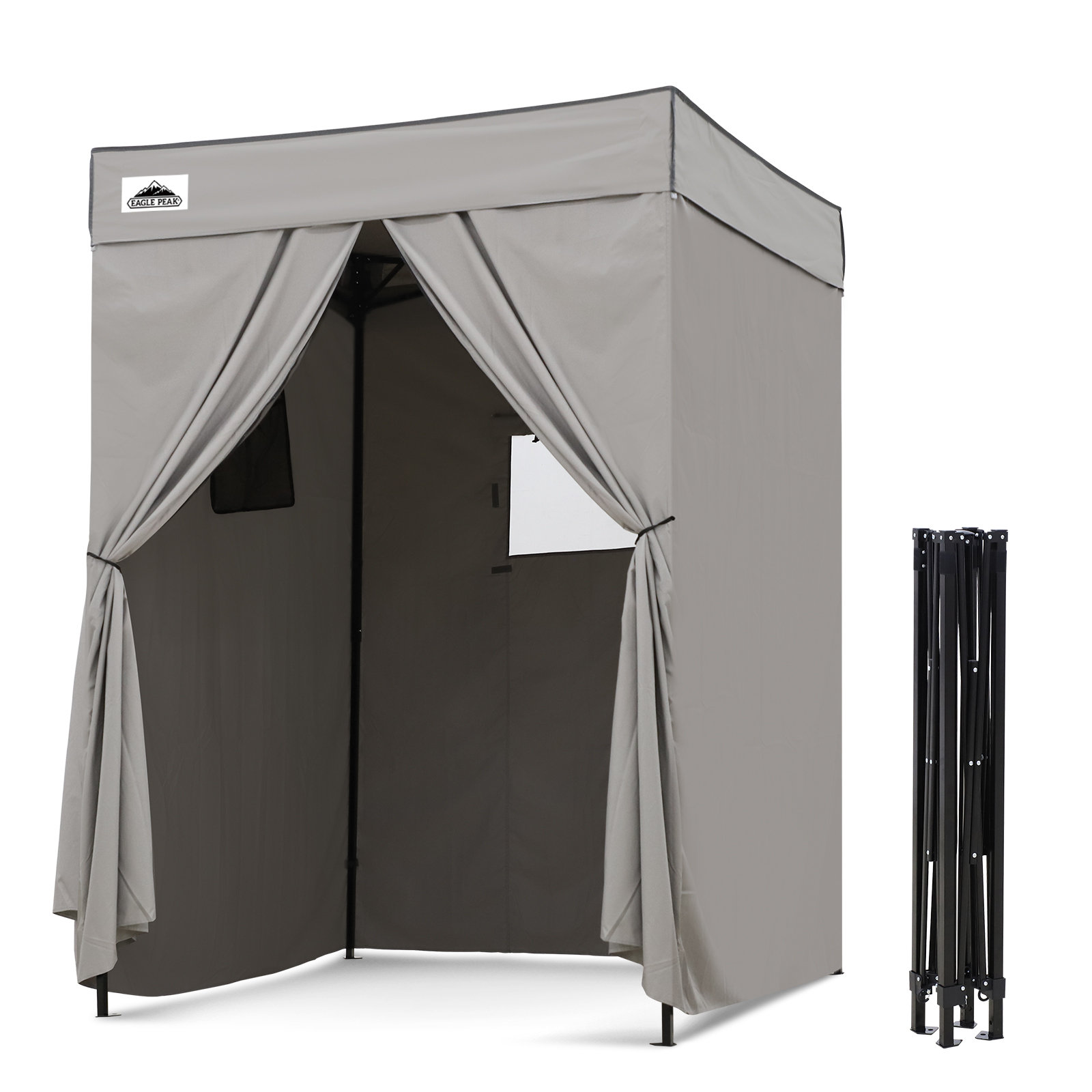 EAGLE PEAK Flex Compact 5x5 Pop-up Canopy Privacy Dressing Room | Wayfair