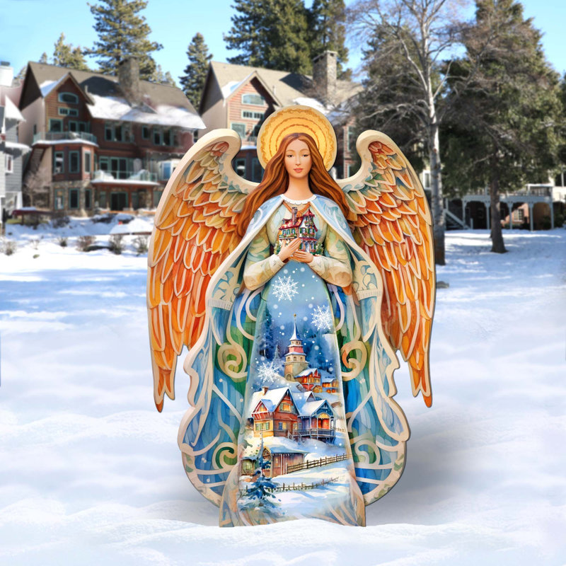 Designocracy Blessing Home Angel Figurine | Wayfair