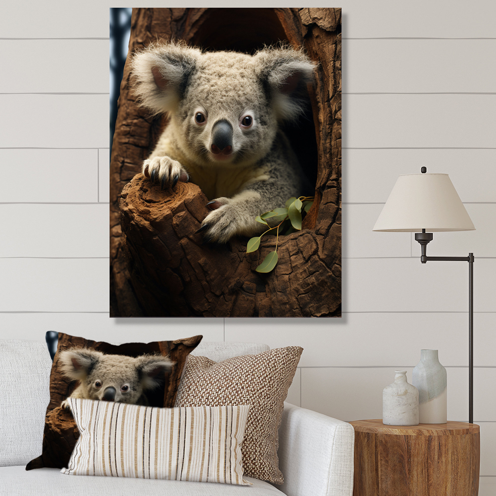 Loon Peak Grey Koala Portrait II - Animals Canvas Art Print - Wayfair ...