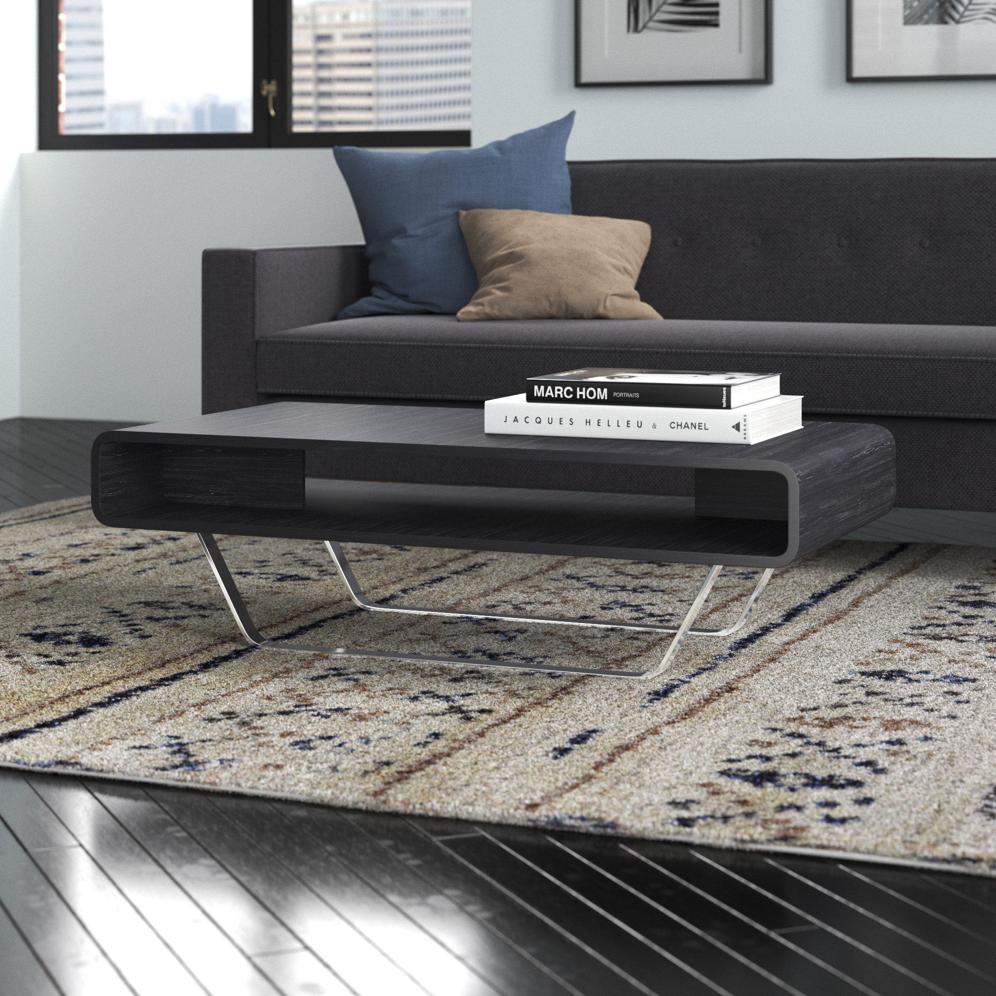 Brayden Studio® Sled Coffee Table with Storage & Reviews | Wayfair