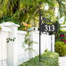 Whitehall Products Nite Bright Acanthus Reflective Lawn Address Sign ...