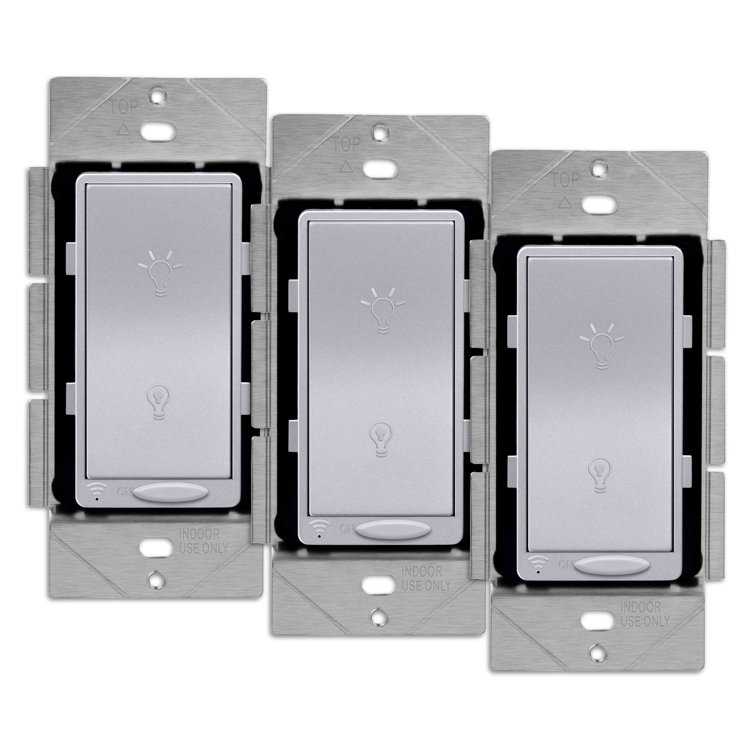 TOPGREENER Kalide 15 Tamper Resistant Digital Single Pole Dimmer | Wayfair