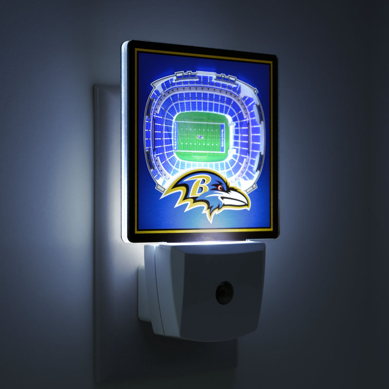 YouTheFan NFL Baltimore Ravens Stadium View Night Light | Wayfair