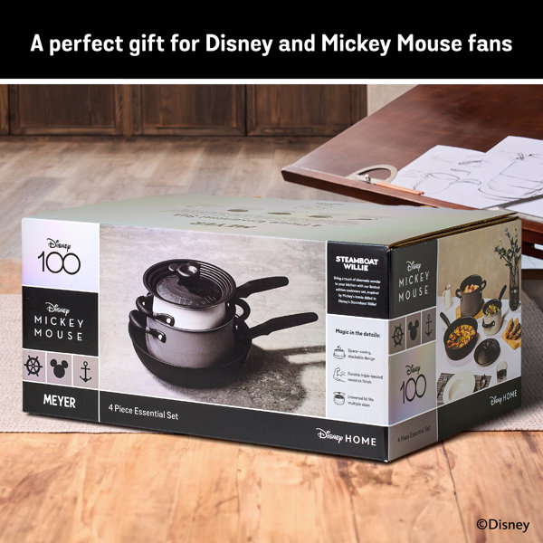 Disney 100 Nonstick Induction Cookware Essentials Set, 4 Piece ...