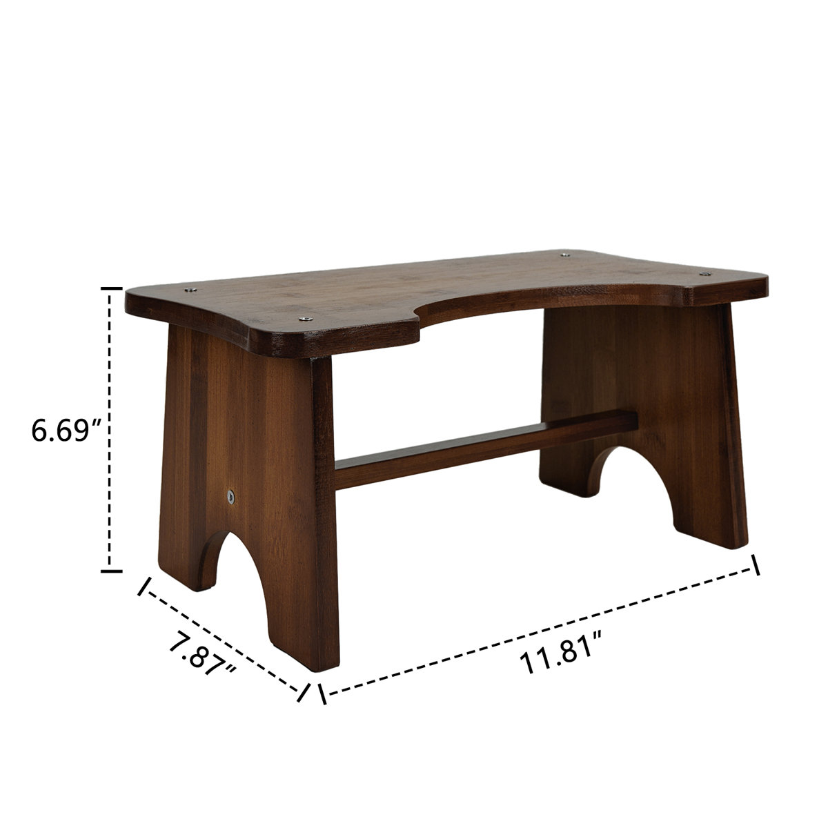 Lark Manor™ 6.69" Wood Lightweight Step Stool & Reviews | Wayfair