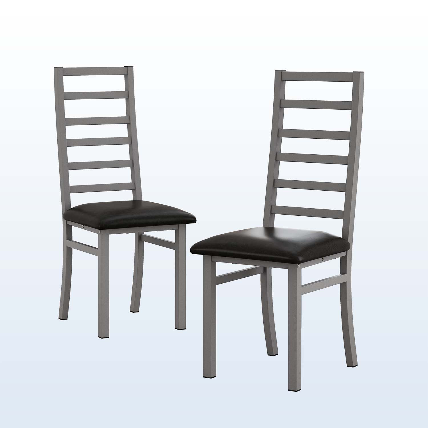 Winston Porter CVPTAOQ High Back Armless Dining Chairs | Wayfair
