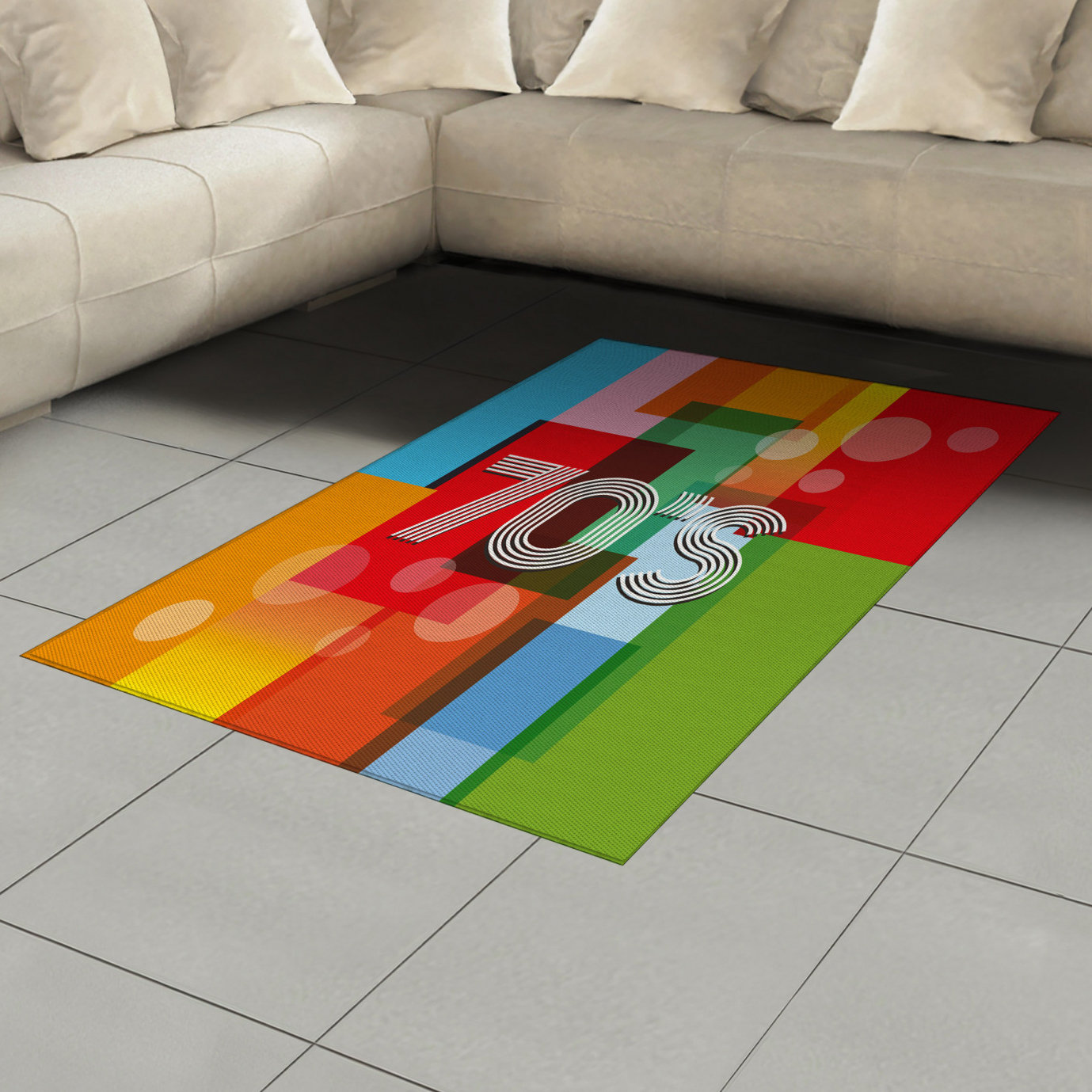 East Urban Home Colorful High Density Long Fiber Poly Threads ...