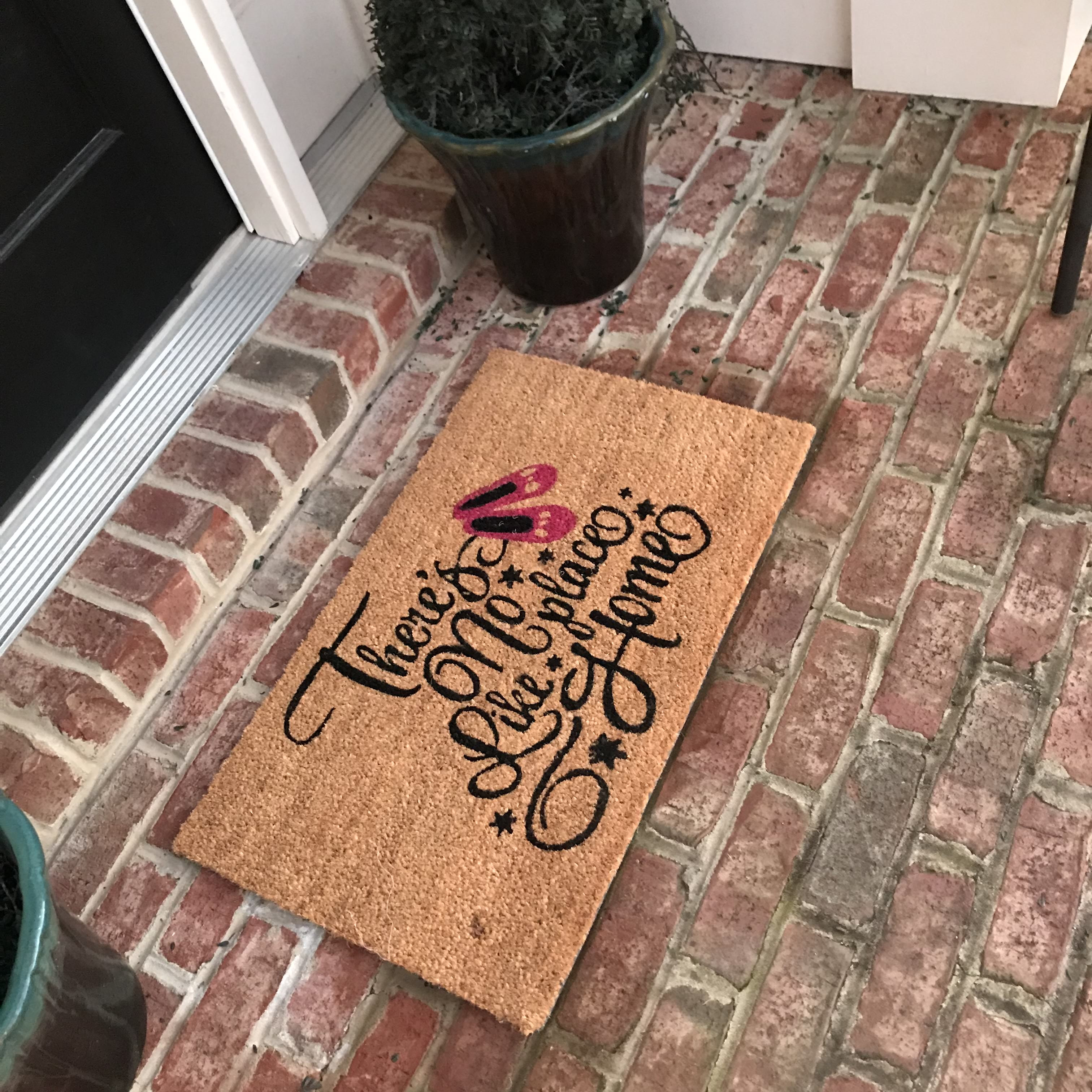 Red Barrel Studio Beat There Is No Place Non-Slip Outdoor Door Mat ...