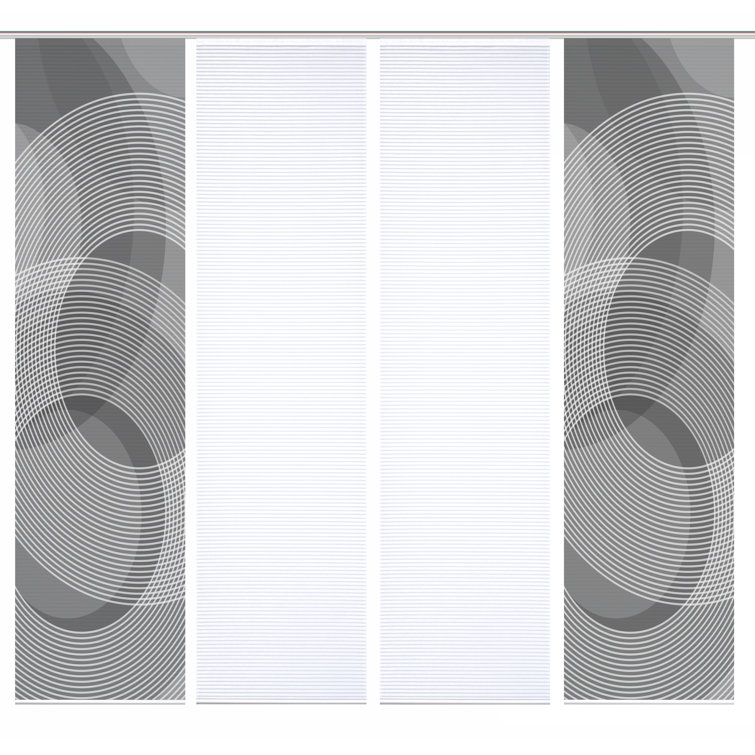 East Urban Home Polyester Semi Sheer Track Insert Sliding Panel ...