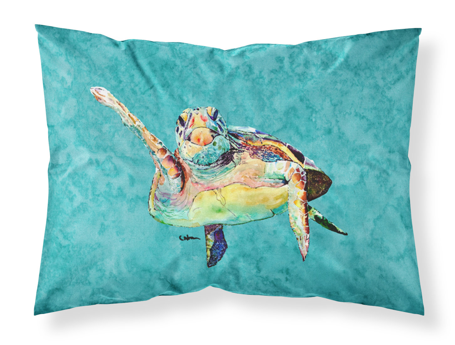 Caroline's Treasures Turtle Hi Five Pillowcase | Wayfair
