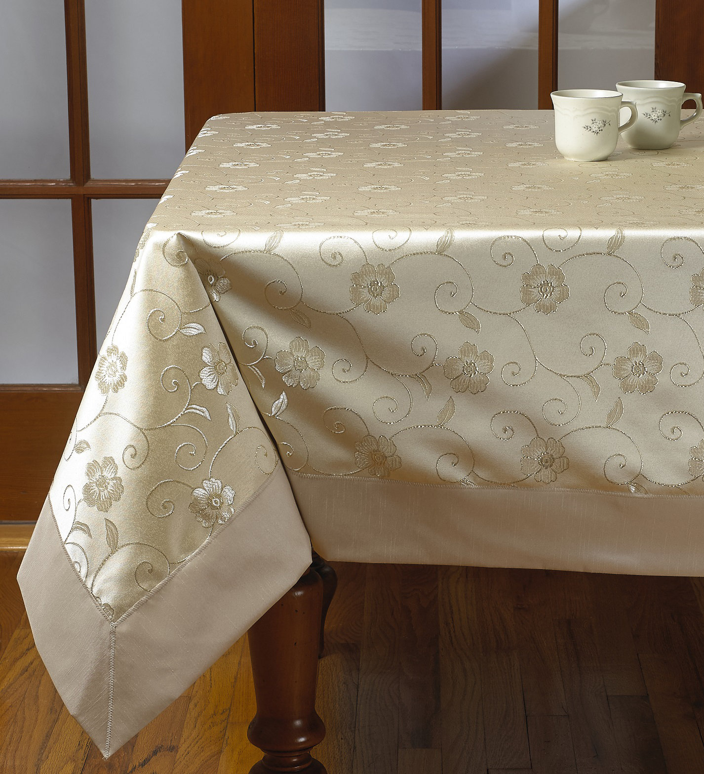 Fleur De Lis Living Albermarle Floral Tablecloth & Reviews | Wayfair