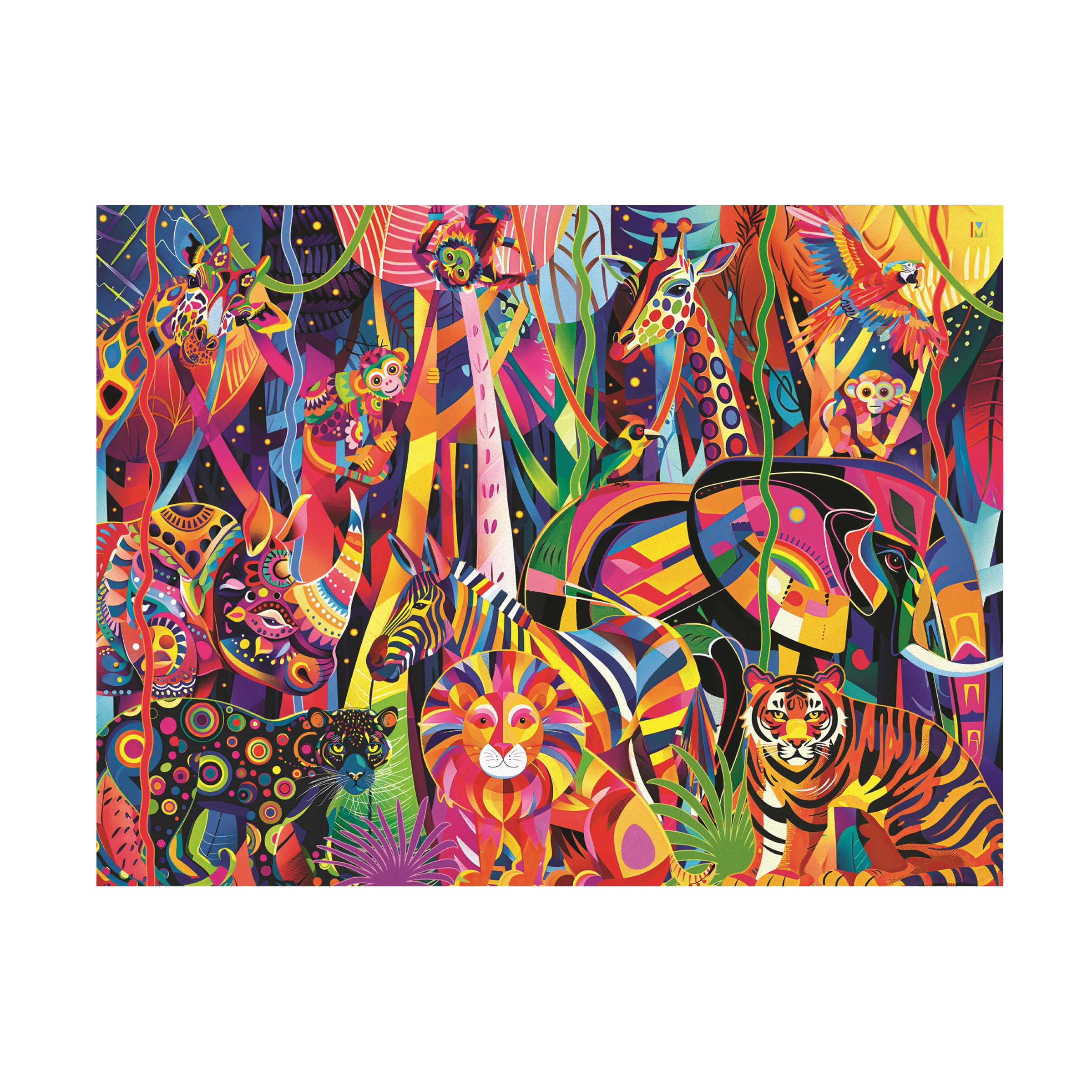 Winston Porter Michael David Ward Junglerama Canvas Art | Wayfair
