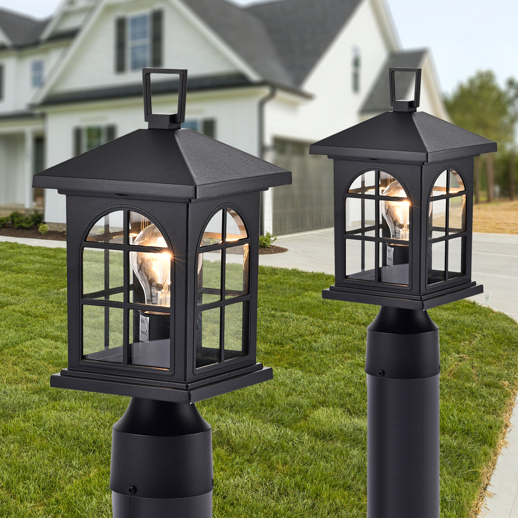 Cottage Life Outdoor Post Light Fixture | Wayfair