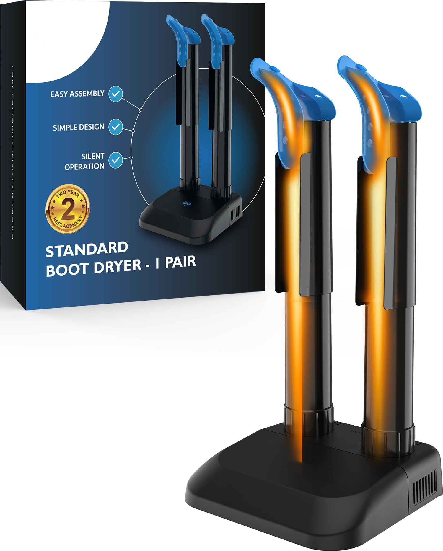 BEACHWATER POOL & SPA, LLC Convection Boot Dryer For Work Boots, Silent ...