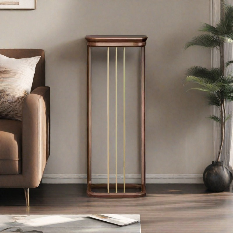 dujinlong home Solid Wood Floor - Standing Plant Stand with Sturd | Wayfair