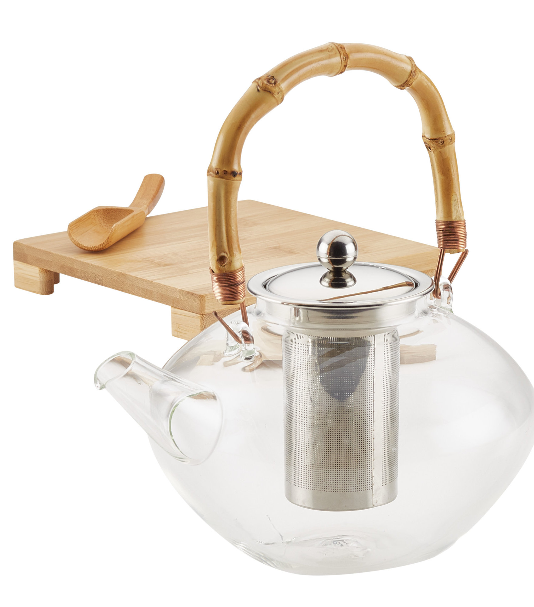 BonJour Handblown Zen 34 - qt. Glass Teapot | Wayfair