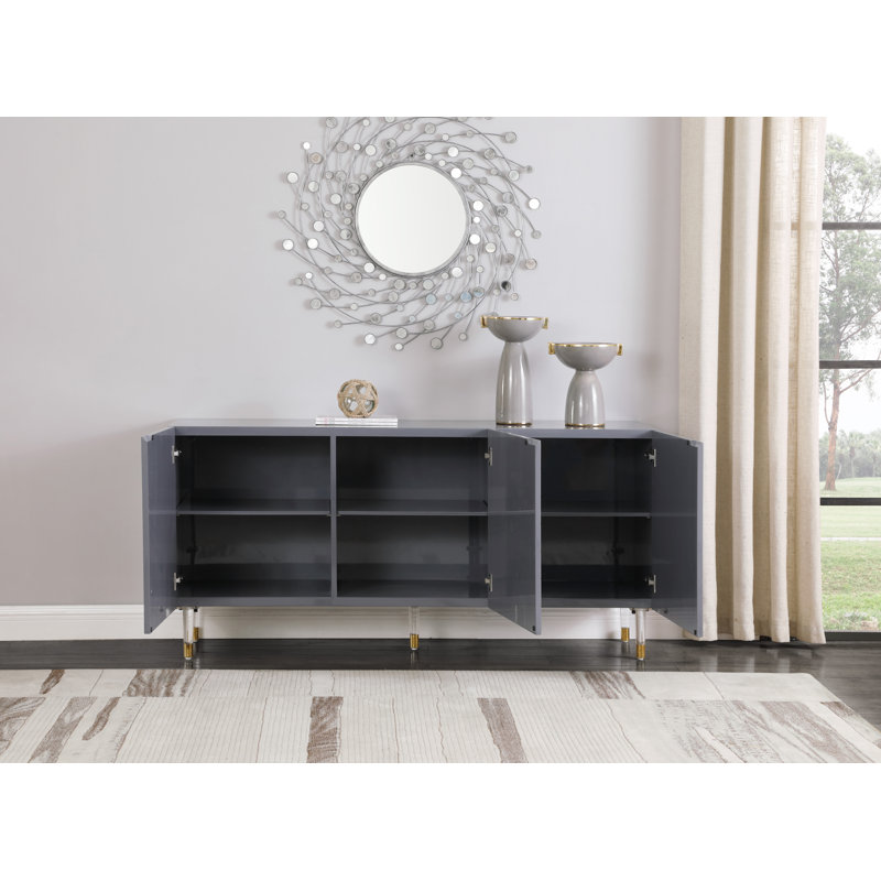 Everly Quinn Tim 64'' Solid Wood Sideboard & Reviews | Wayfair
