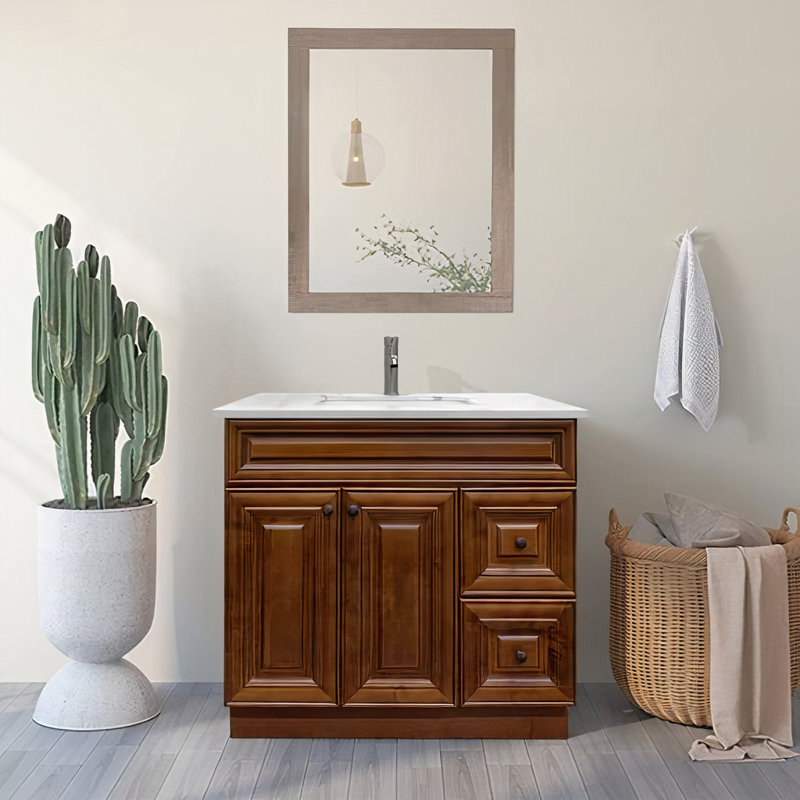 Vanity Atelier 36'' Bathroom Vanity Sink Base with Drawers Cabinet in ...