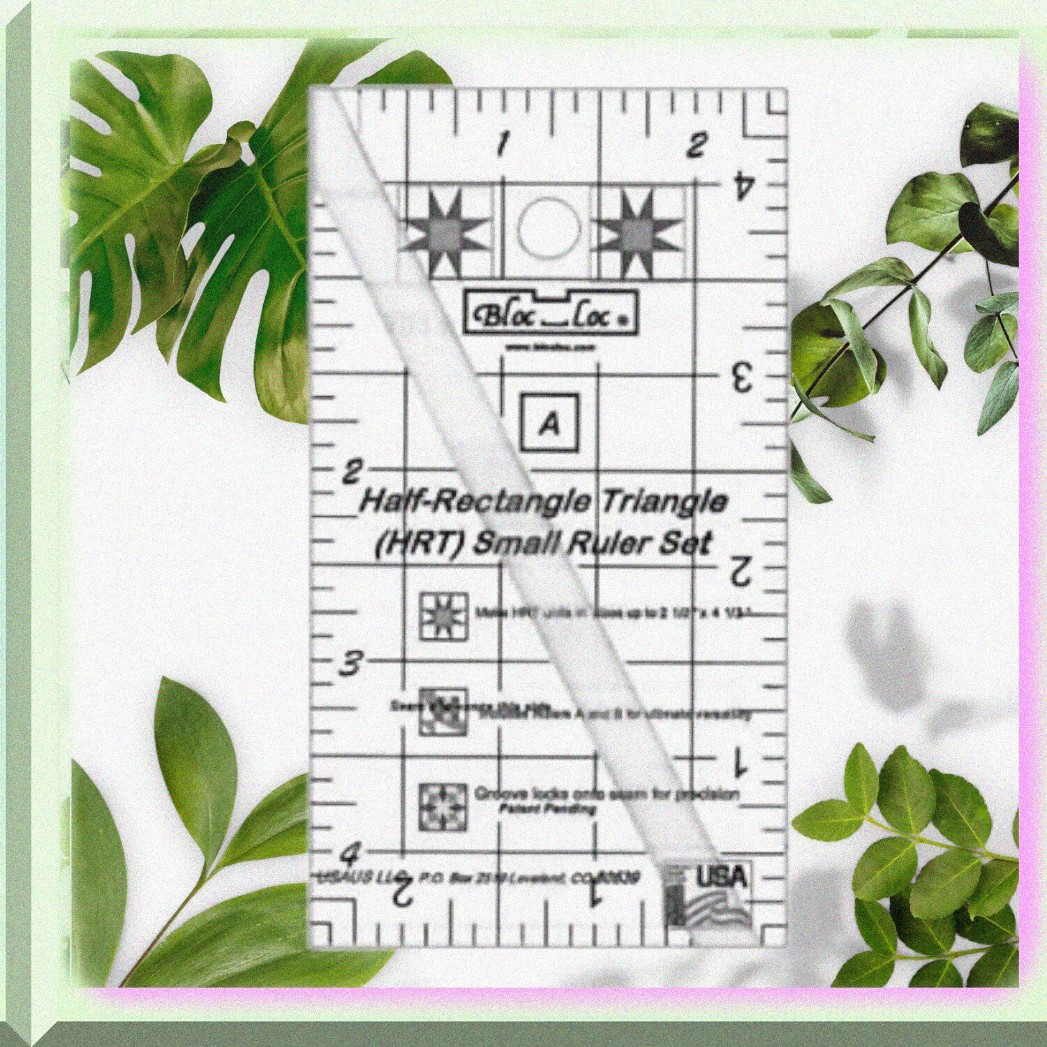 Pacific Funds Half Rectangle Triangle Mini 2-1 Acrylic Ruler | Wayfair