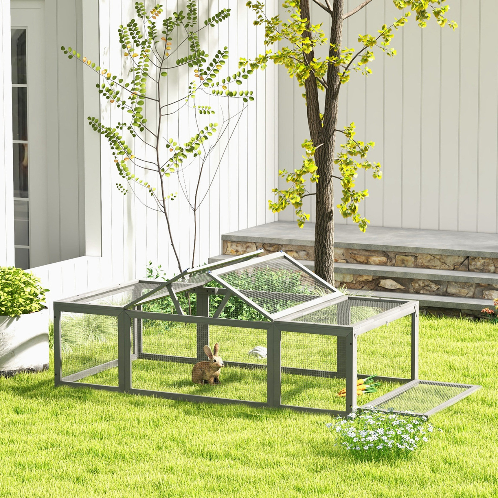 Archie & Oscar™ Comfortable Outdoor Pet Cage With Galvanized Wire And ...