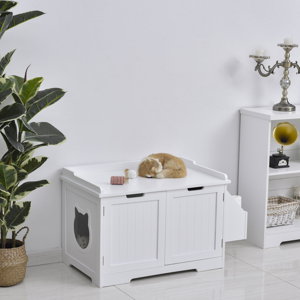 Tucker Murphy Pet™ Mingo Litter Box Enclosure & Reviews | Wayfair