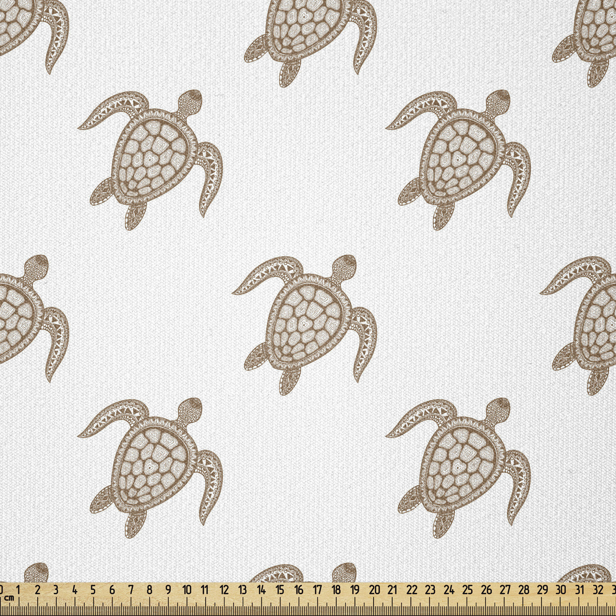 East Urban Home Turtle Fabric By The Yard, Underwater Animals Hand ...