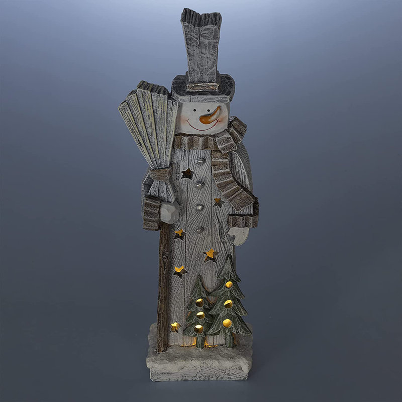 The Holiday Aisle® LED Holiday Light up Snowman & Reviews | Wayfair