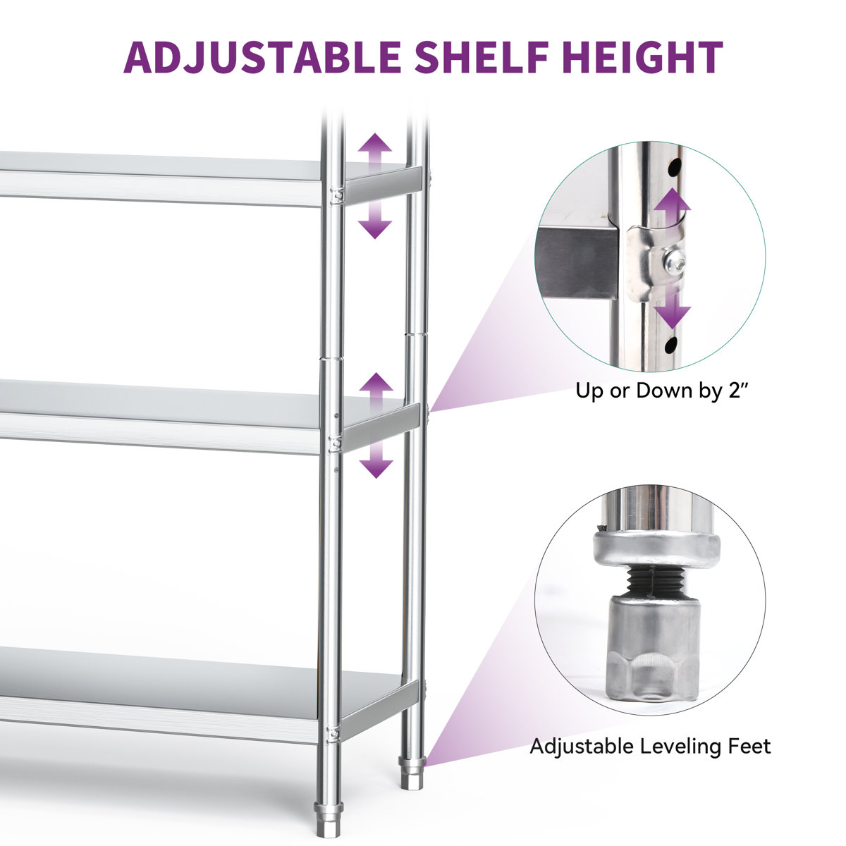 Rebrilliant Aidon 60" H x 60" W x 18" D Shelves & Reviews | Wayfair