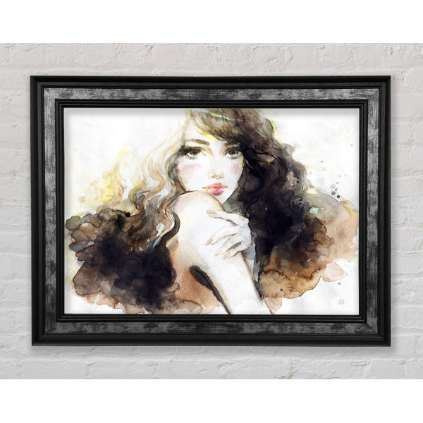 Bright Star Coffee Coloured Portrait - Single Picture Frame Art Prints ...