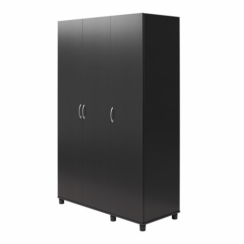 WFX Utility™ Aleg 3 Door Wardrobe with Clothing Rod & Adjustable ...
