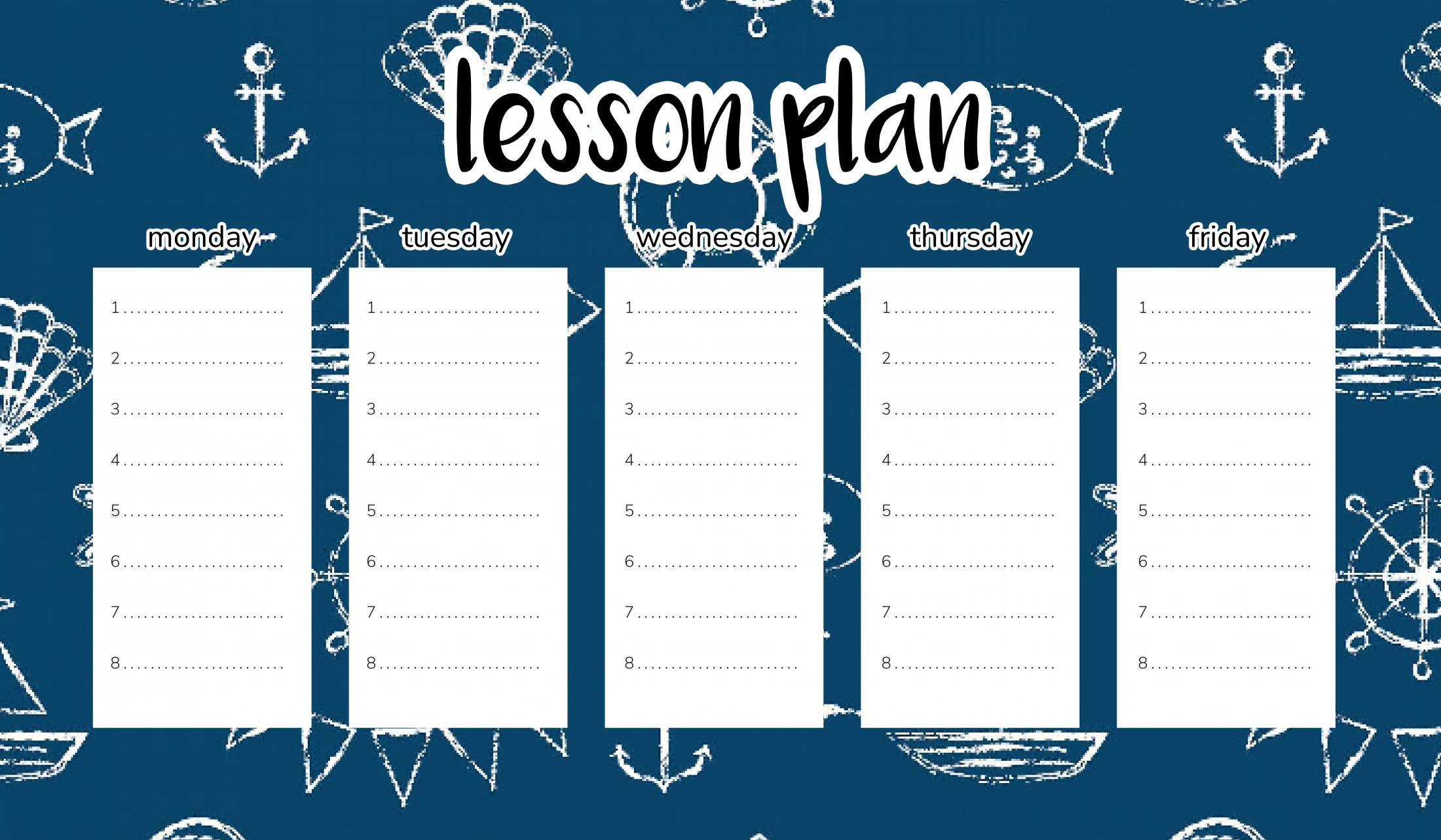 Wallvy Magnetic Lesson Plan Boys' Nautical Style | Wayfair.co.uk